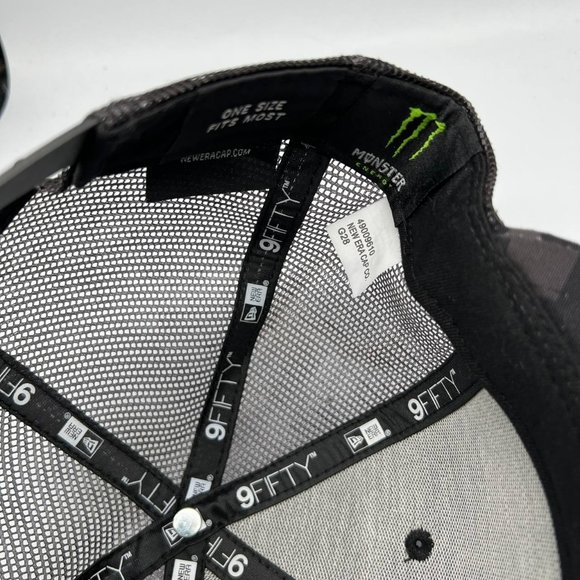 New Era | Accessories | Monster Energy Camouflage 9fifty New Era Trucker Hat Snapback Cap Black ...